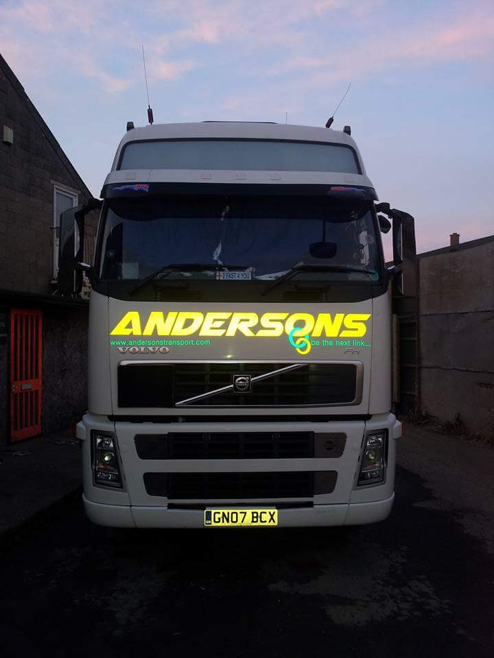 Andersons Reflective Vehicle Livery Logo 2015