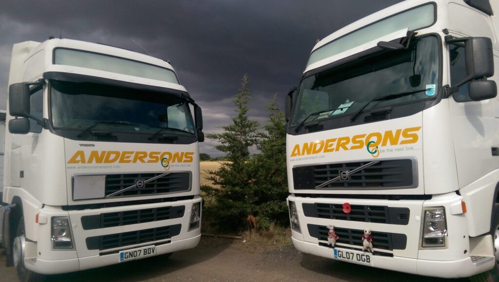 Andersons Transport Volvo Lorries