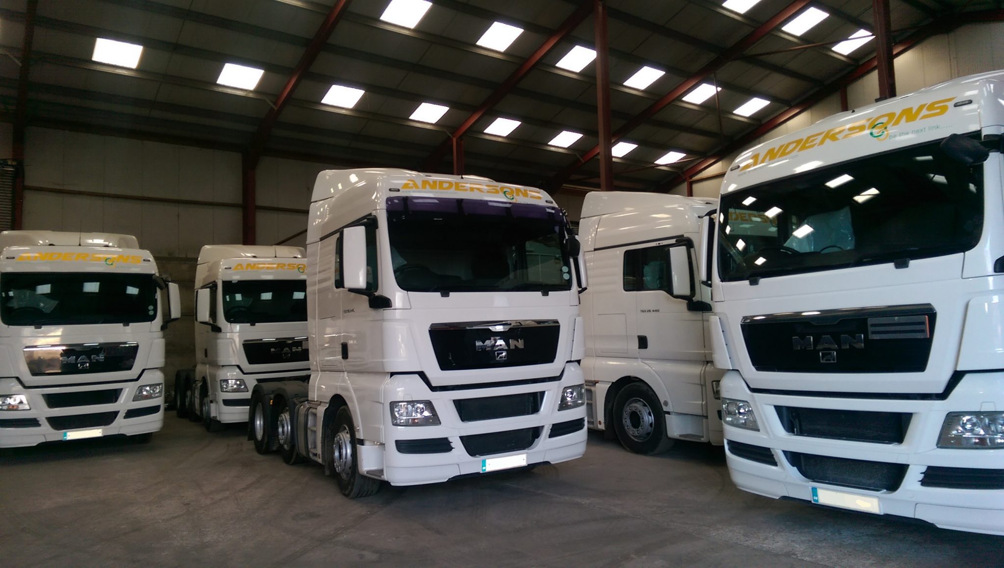 New MAN Fleet Additions To Andersons Transport